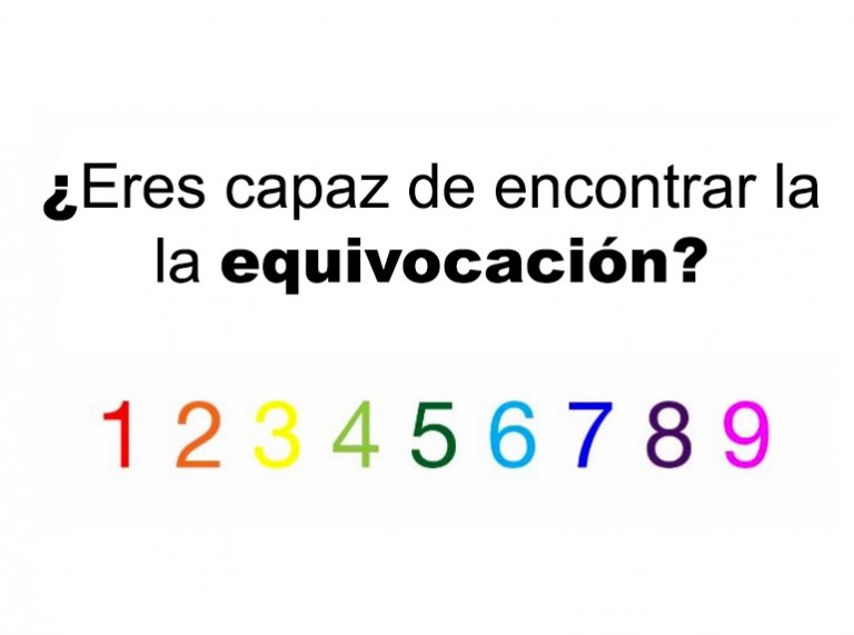 Desafío ¿Eres capaz de encontrar la equivocación? | Upsocl Desafío ¿Eres capaz de encontrar la equivocación? | Upsocl